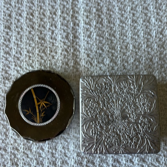 Lalique | Other | Lalique Art Deco Design Face Powder Box Crown Compact ...